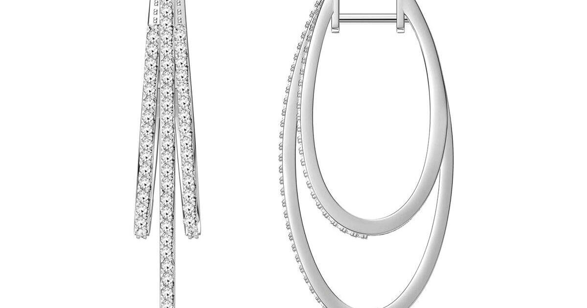 Triple Row Hoops | E.R. Sawyer Jewelers