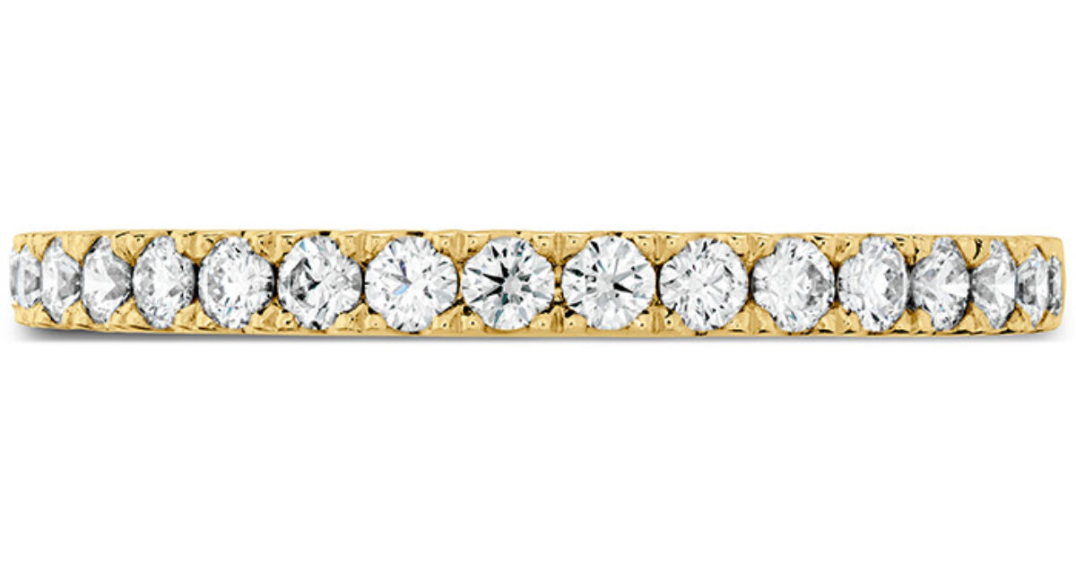 Transcend Premier Diamond Band- Yellow Gold | E.R. Sawyer Jewelers